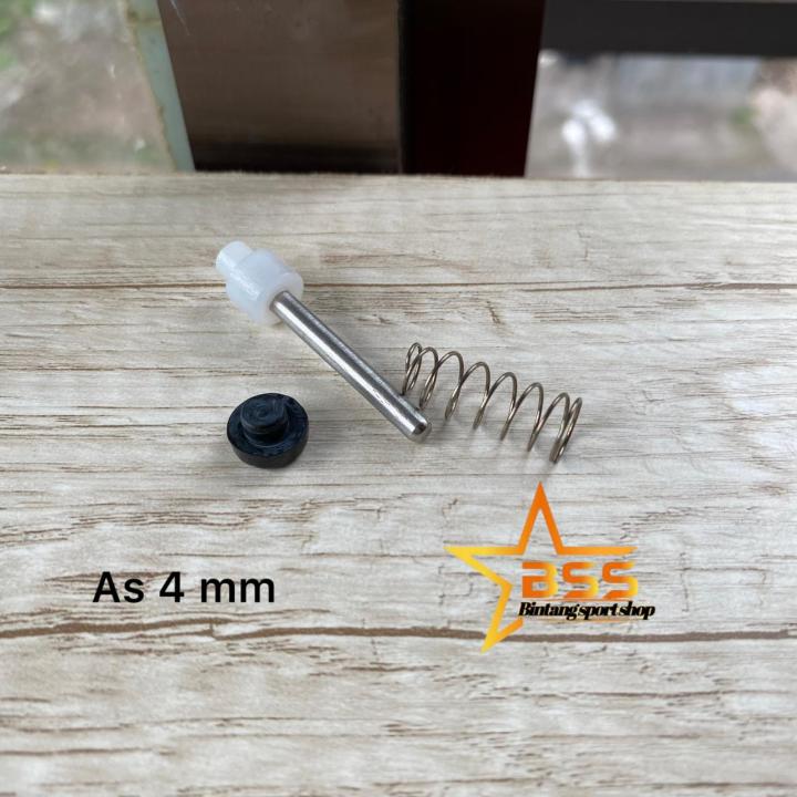 valve pompa bahan teflon + per & dop / valve pompa as 4 mm | Lazada ...