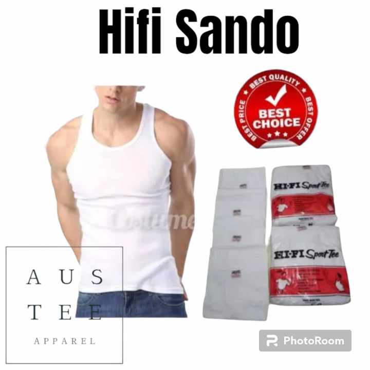 AUSTEE''S APPAREL Original Hi-Fi sando // cotton // Per piece | Lazada PH