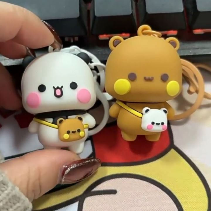 YOYO CHARMING สัตว์สัตว์สัตว์ พวงกุญแจหมีแพนด้า Bubu Dudu หวานหวานแหววว ...