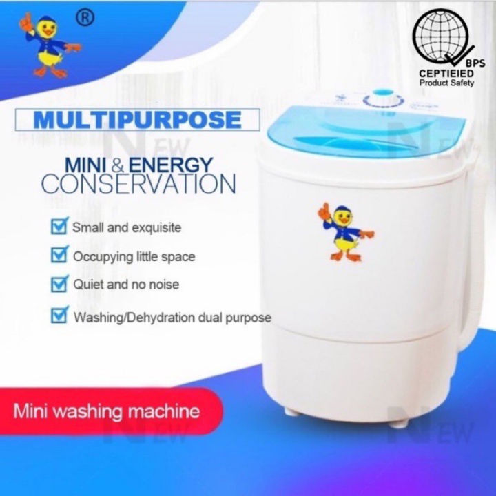 Automatic Mini Washing Machine 4.5KG Baby Washing Machine Household ...