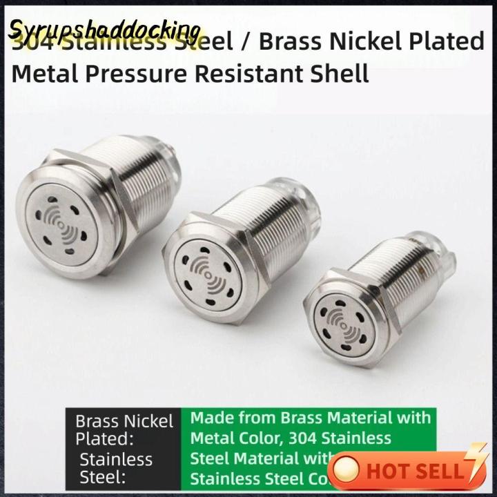 SYRUPSHADDOCKING 16mm Metal Buzzer Stainless Steel 12V 24V Alarm ...