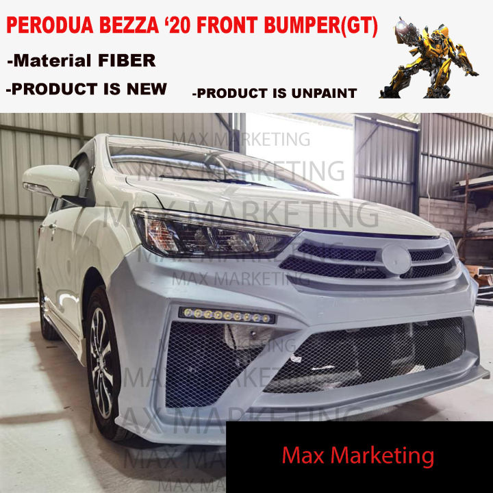 PERODUA BEZZA '20 FRONT BUMPER (GT)(FIBER) | Lazada