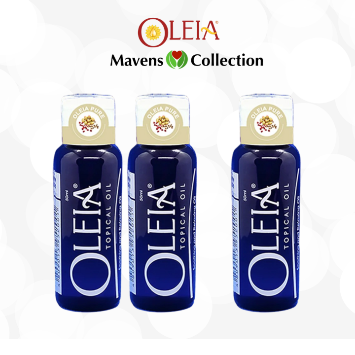 (set of 3) Oleia Topical Oil 50mL 20% OFF Lavender Peppermint Chamomile ...