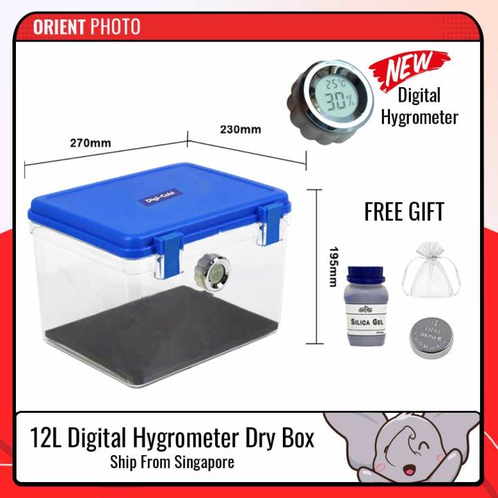 Digi Cabi Dry box with Digital Hygrometer 12L and 22L DB-012/DB-022 ...