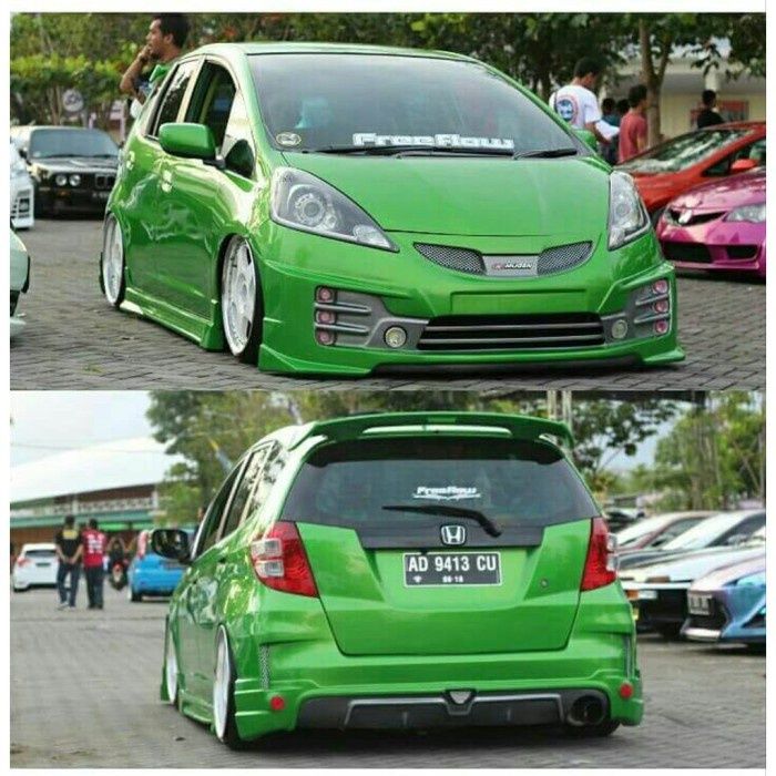 body kit BODYKIT honda jazz ge8 2008-2011 BODIKIT HONDA JAZZ | Lazada ...