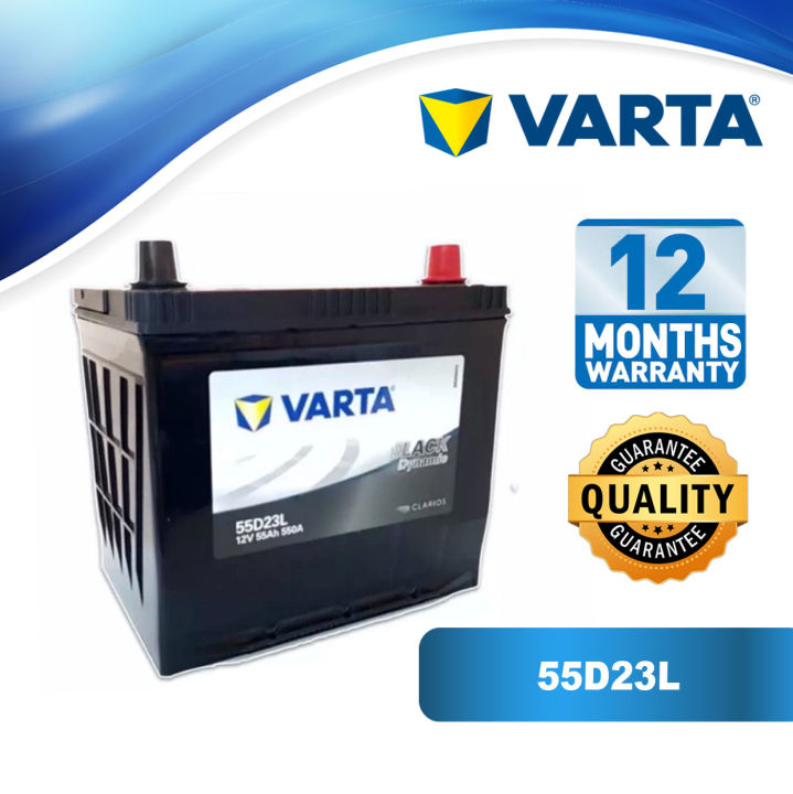 (AMBIL SENDIRI DI KILANG) VARTA/DELKOR 55D23L Black Dynamic for Proton ...