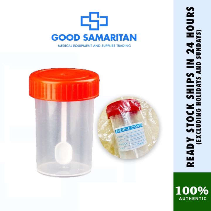 Stool Specimen Container with Spoon (Sterile) 60ML | Lazada PH