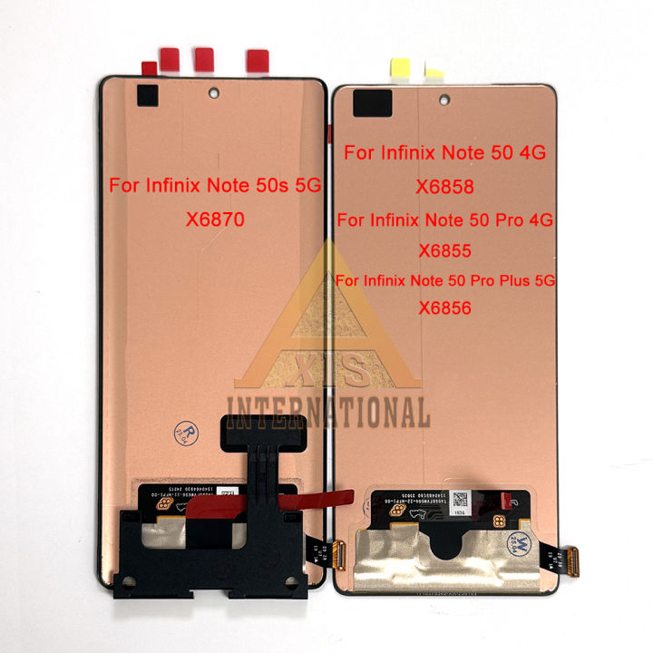 Original AMOLED 6.78" For Infinix Note 50 4G X6858 LCD Note 50 Pro 4G ...