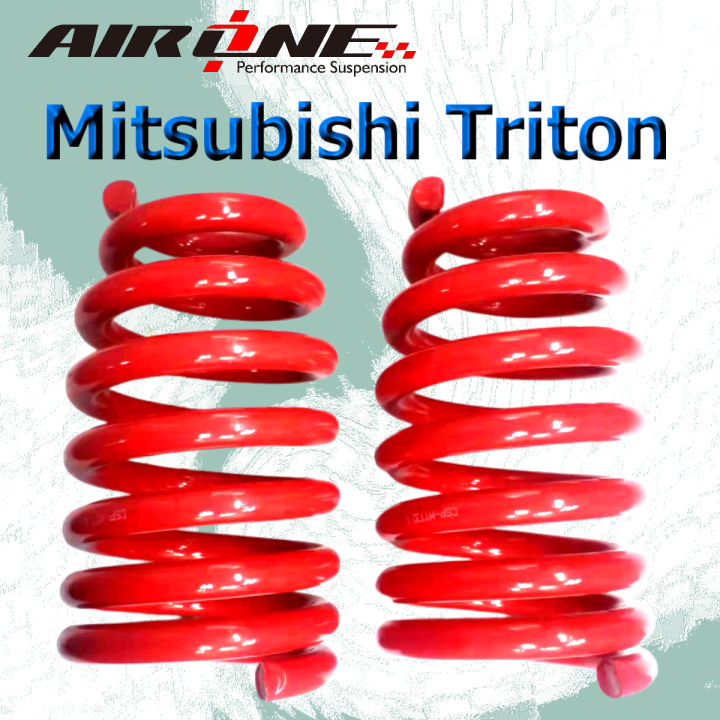 AIRONE Mitsubishi Triton Lowered Height HD Front Coil Spring (Red ...