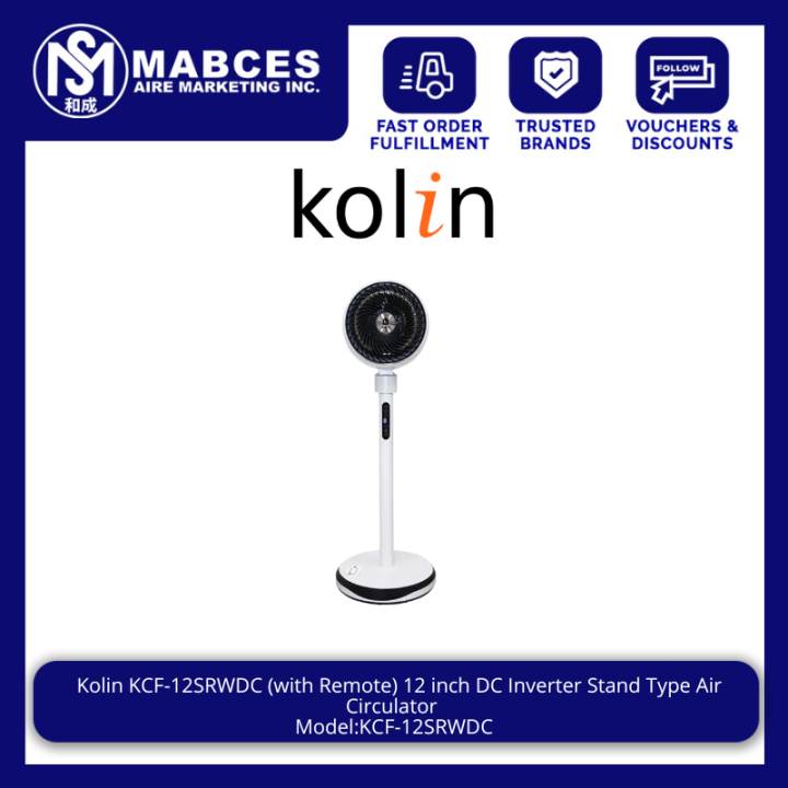 Kolin KCF-12SRWDC (with Remote) 12 inch DC Inverter Stand Type Air ...