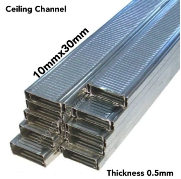 6’ (6Kaki) Furring Channel / c channel (Ceiling)/ Besi Siling Gantung ...