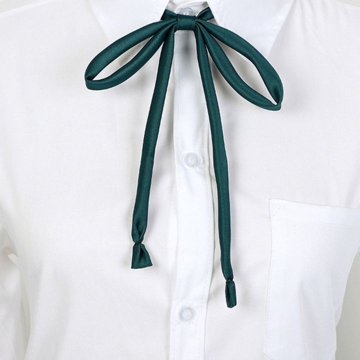 JESSIEM Formal Vintage Cute Shirt Accessory Ribbon Tie JK uniform Tie ...