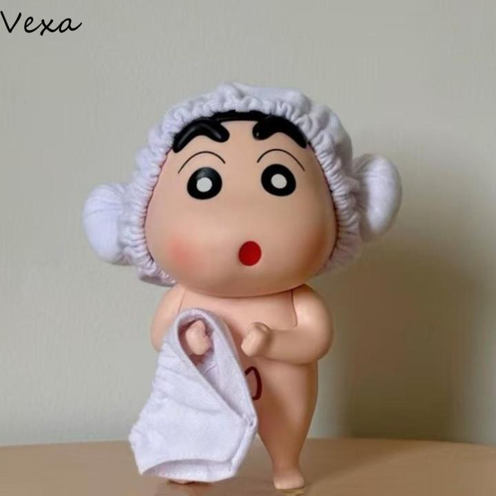 PVC Doll Crayon Shin-Chan Figures Model Toy Take Bath Nohara Shinnosuke ...