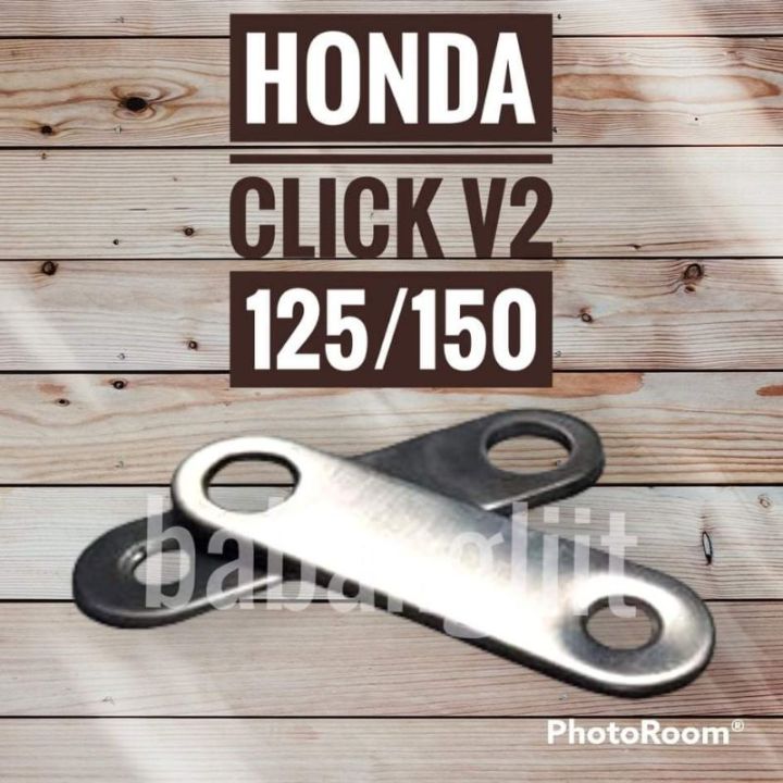 Honda Click v2 125 / 150 Stainless Mini Driving Light Bracket MDL ... Honda Click v2 125 / 150 Stainless Mini Driving Light Bracket MDL ...