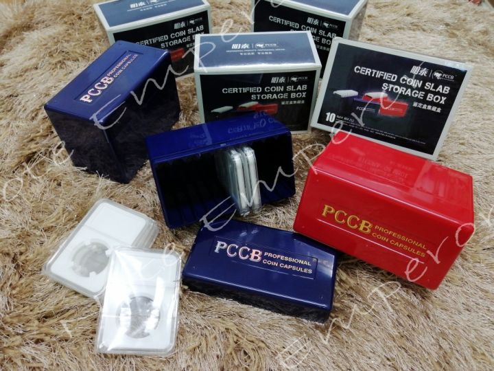 PCCB Certified Coin Slab Collection Box 10slot | Lazada