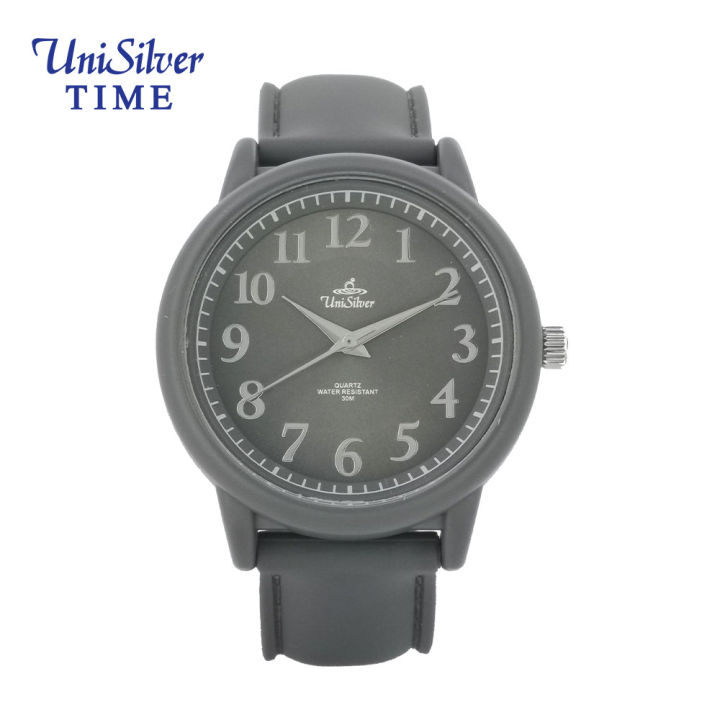 UniSilver TIME Men's Gray Analog Rubber Watch KW3914-1010 | Lazada PH