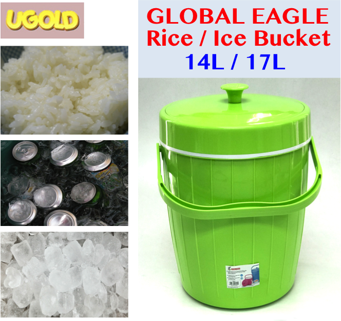 GLOBAL EAGLE Rice / Ice Bucket 14L / 17L | GLOBAL EAGLE Tong Nasi / Ais ...