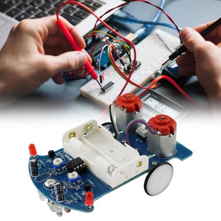 Practice Soldering Learning Electronics Kit Line Following Robot For ...