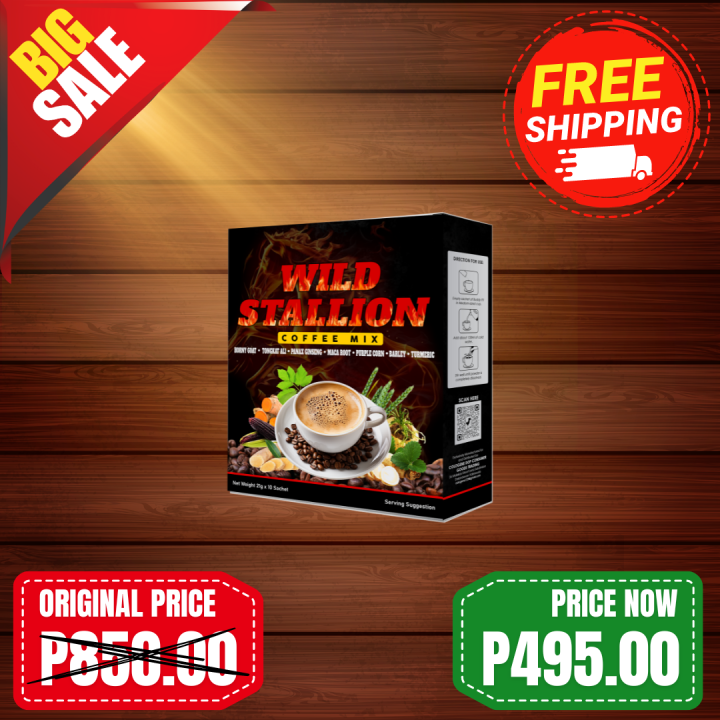 WILD STALLION COFFEE / Men's Coffee / Pampa Coffee for Men / Kape ng ...