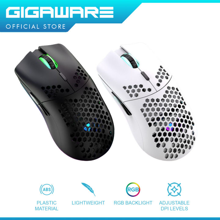 Gigaware XYH90 Wired RGB Gaming Mouse Honeycomb Shell Ultralight ...