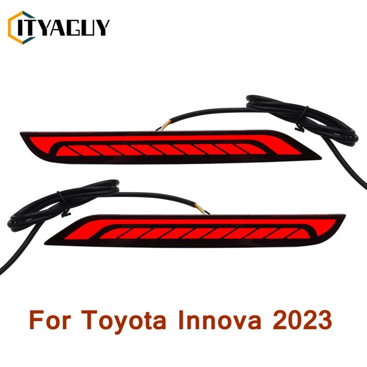【New In Stock】For Toyota Innova 2022 2023 with Signal Light Rear Bumper ...