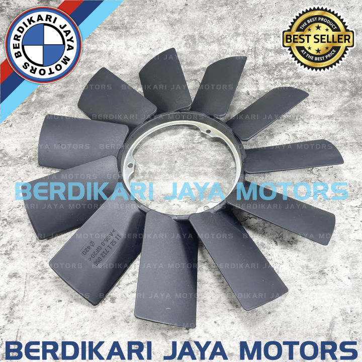 KIPAS RADIATOR FAN 11 BLADE BMW E24 E28 E30 E32 E36 E38 E39 E46 E34 Z1 Z3 M43 M50 M52 M54 320i ...