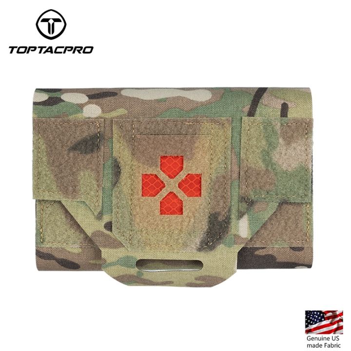 TOPTACPRO Tactical First Aid Pouch EMT IFAK Pouch Military Molle Micro ...