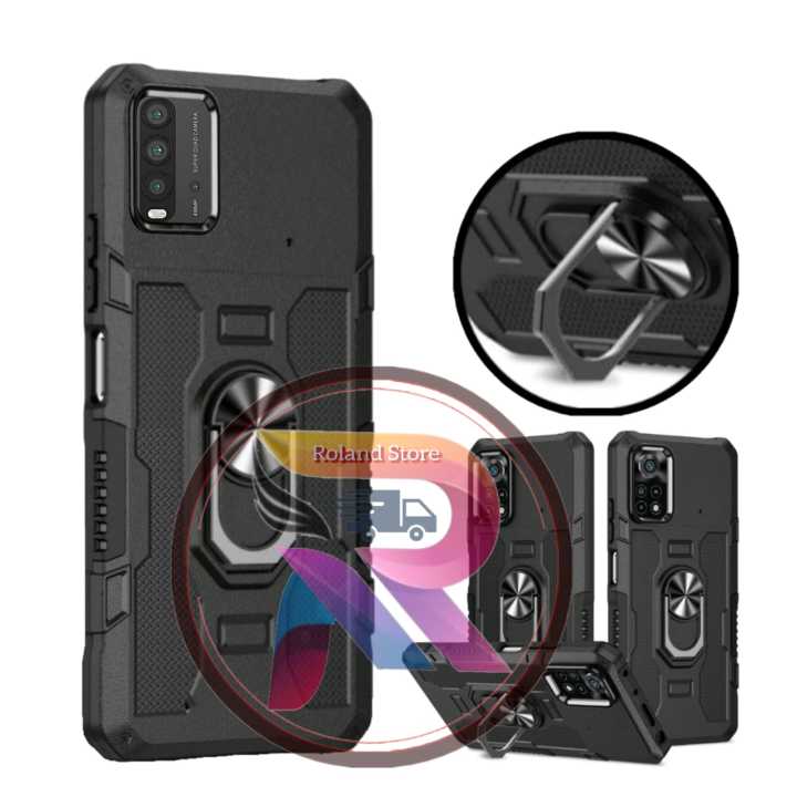 Casing Hp Untuk Xiaomi Redmi 9T Case Robot Hit Eye Whit Ring ...