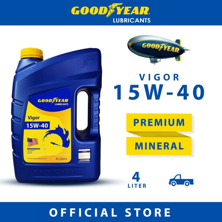 GOODYEAR Premium Mineral VIGOR 15W40 Diesel Engine Oil (4 Liters ...