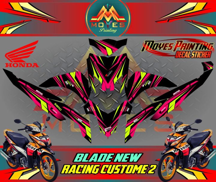 stiker blade decal stiker motor blade stiker full body honda blade ...