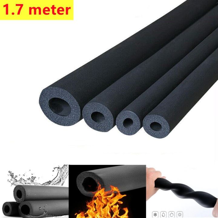 1.8M Sponge Rubber Pipe Air Conditioner Water Heater Water Pipe Sleeve ...