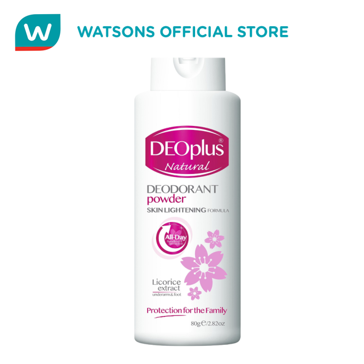DEOPLUS Deodorant Powder w/ Licorice Extract 80G | Lazada PH