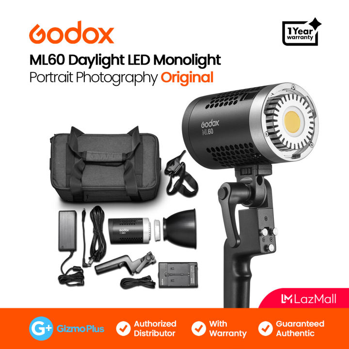 [NEW] Godox ML60/ML60Bi Portable Studio LED Light Portrait Photography ...