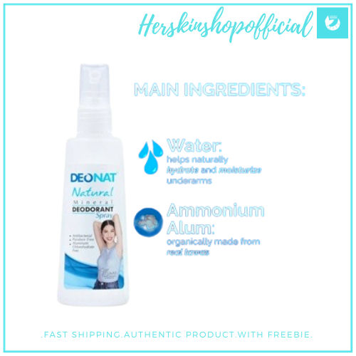 Deonat Mineral Natural Deodorant Spray | Lazada PH