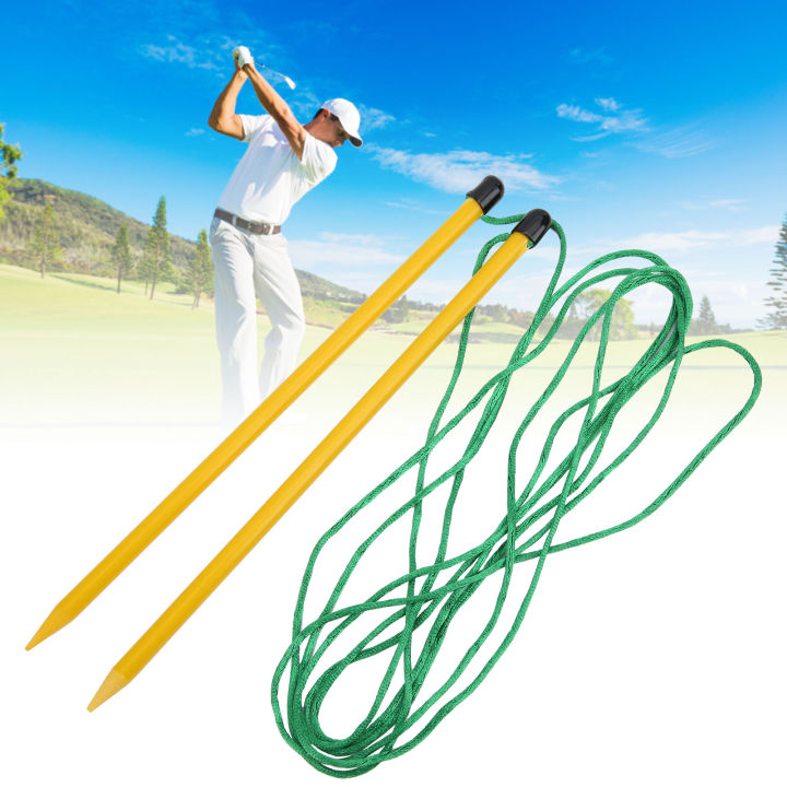 【Golf】ไม้กอล์ฟ Alignment Sticks สวิงไฟเบอร์กลาส หมุดสตริง Direction ...