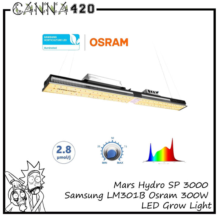 Mars Hydro ไฟปลูกต้นไม้ LED Marshydro Mars SP 3000 LED Full Spectrum ...