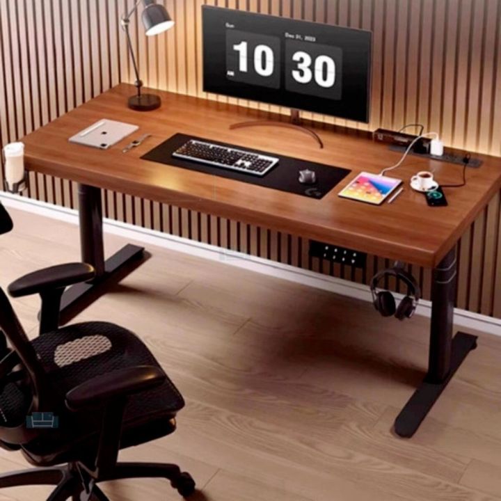 Gaming Office Study Table Computer Desk Smart Ergonomic Standing Electric Height Adjustable ...