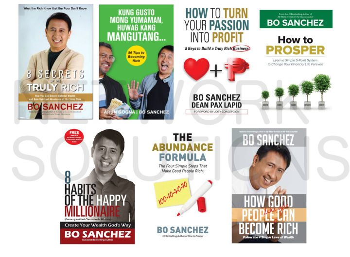 Bo Sanchez Financial Literacy Books Bundle Set Feast Books Paperbacks ...