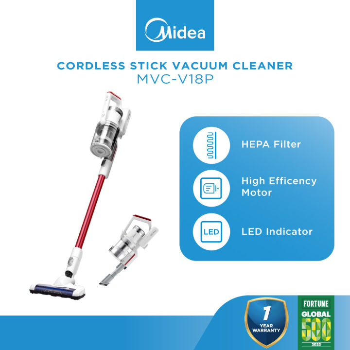 Midea MVC-V18P 2 In 1 Cordless Vacuum Cleaner | Lazada
