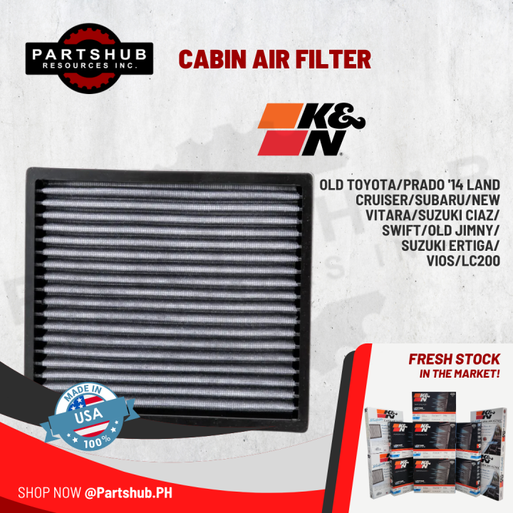 K&N CABIN FILTER VF2000 (OLD TOYOTA, PRADO '14 LAND CRUISER, SUBARU,NEW ...