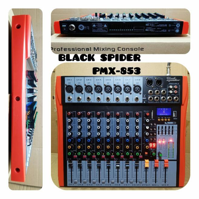 MIXER BLACK SPIDER PMX 853 ORIGINAL | Lazada Indonesia