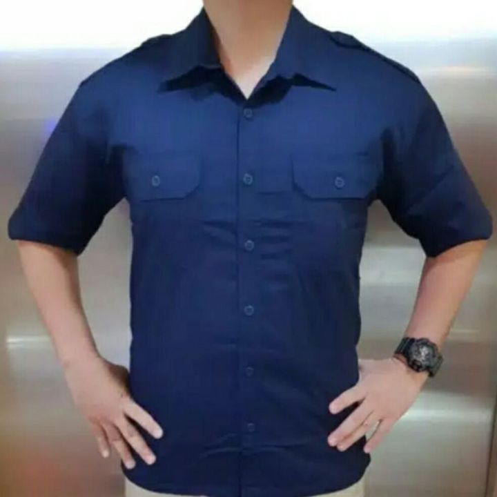 KEMEJA PDH NAVY - KEMEJA PDL - BAJU PDH NAVY - BAJU PDL | Lazada Indonesia
