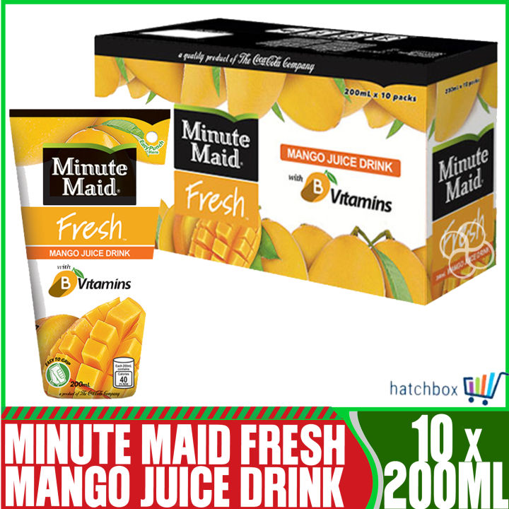 Minute Maid Fresh Mango Juice Drink 10 x 180ml | Lazada PH
