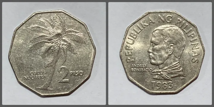 Philippines Coin, 2 Piso 1983. | Lazada