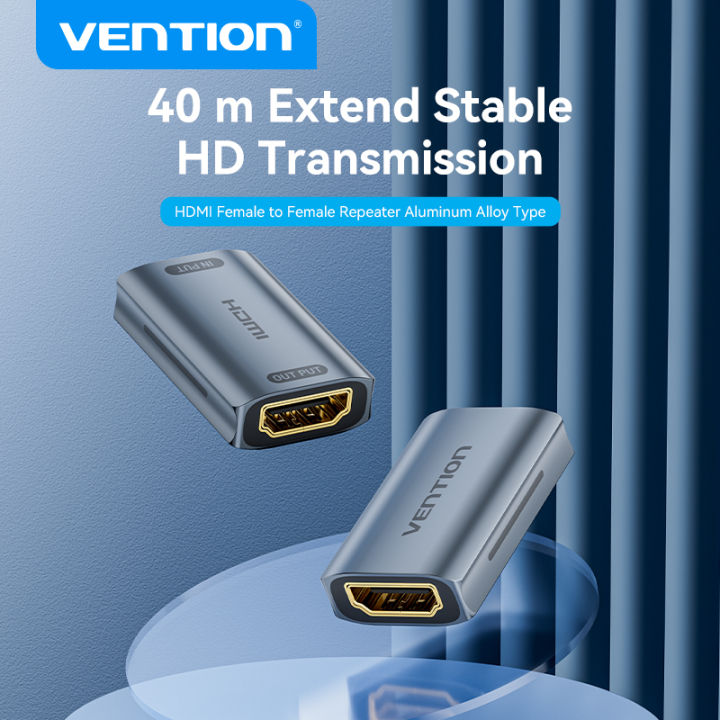 Vention HDMI Female to Female Amplifier Repeater 4K 60Hz HD Extender ...