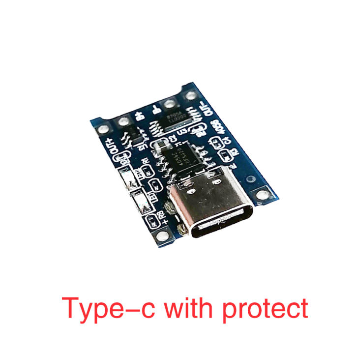 Type-c/Micro USB 5V 1A 18650 TP4056 Lithium Battery Charger Module ...