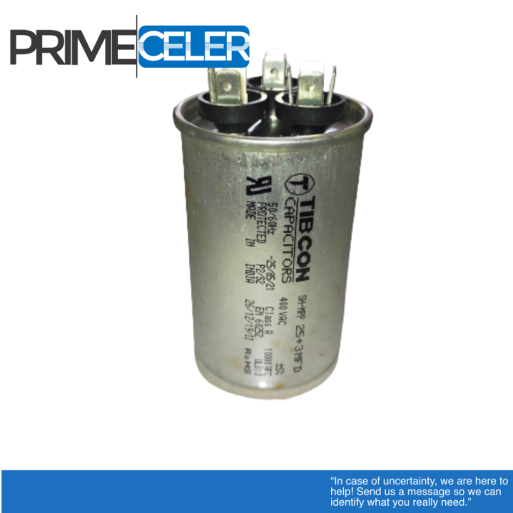 TIBCON Capacitor 25+3uf 400VAC | Lazada PH
