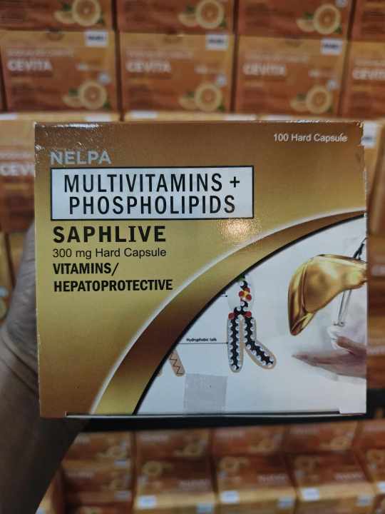 SAPHLIVE Multivitamins + Phospholipids 300mg 100 Hard Capsule | Lazada PH