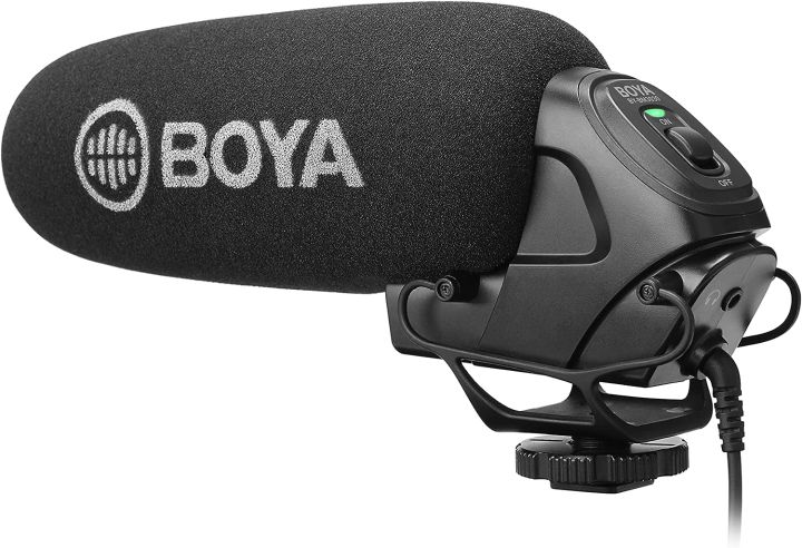 BOYA BY-BM3030 On-Camera Shotgun Microphone for DSLR, Mirrorless and ...