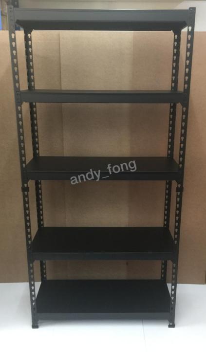 BOLTLESS RACK 2IN1 (BLACK) / RAK BESI / DIY RACK / METAL SHELF | Lazada